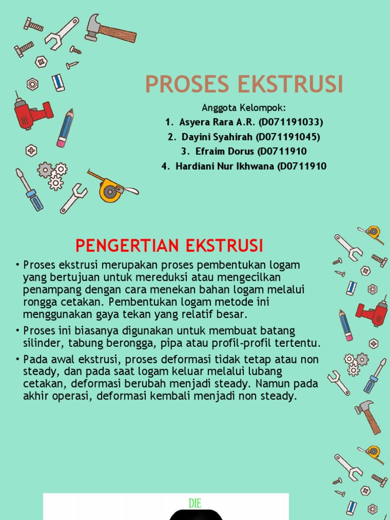 Proses Ekstrusi | PDF
