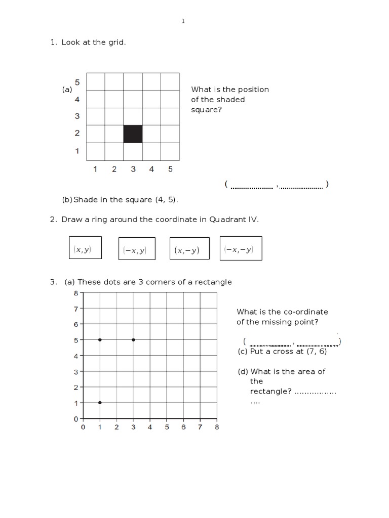 Transformation Grade 5 | PDF | Rectangle | Classical Geometry