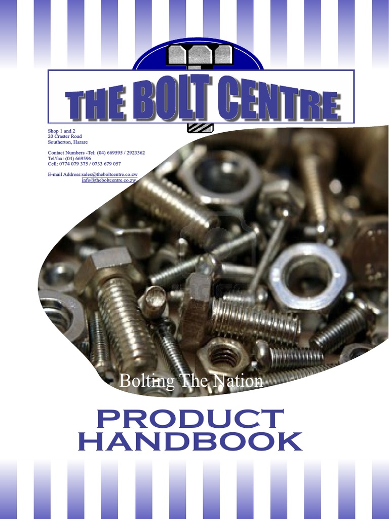 Bolts - Catalogue 2014 CDR | PDF | Screw | Nut (Hardware)