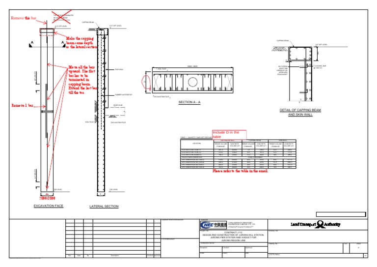 Capping Beam and Skin Wall Details | PDF | Building | Architectural ...