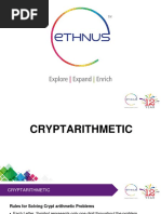 Cryptarithmetic Problems With Explanations: Exercise | PDF | Numbers | Multiplication