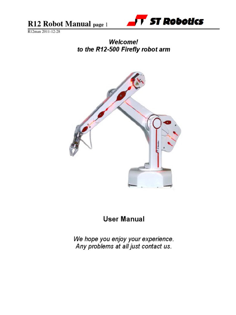 Robotic Arm PDF | PDF | Electric Motor | Usb