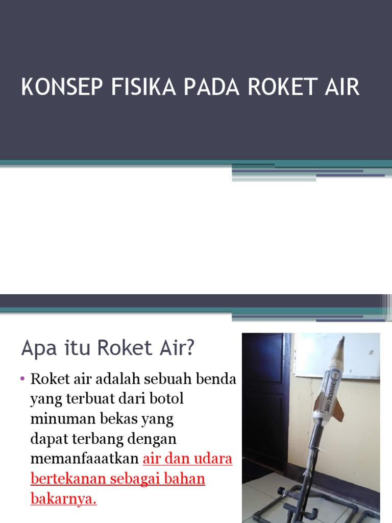 Konsep Fisika Pada Roket Air | PDF