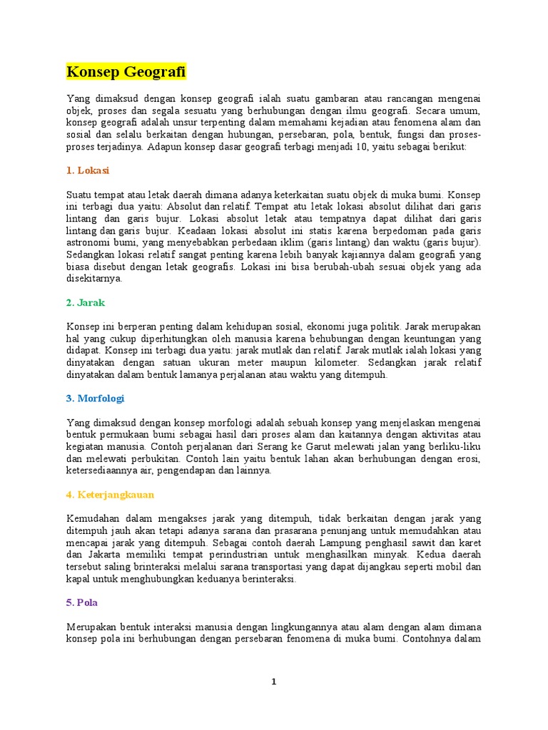 Geografi | PDF