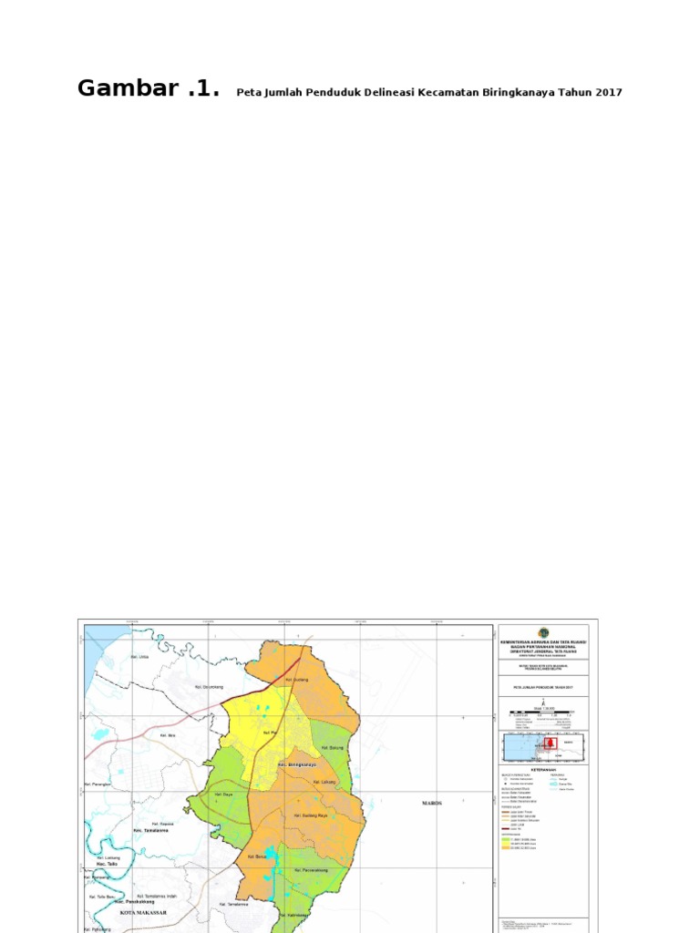 Peta Update (Faknal RDTR Biringkanaya) | PDF