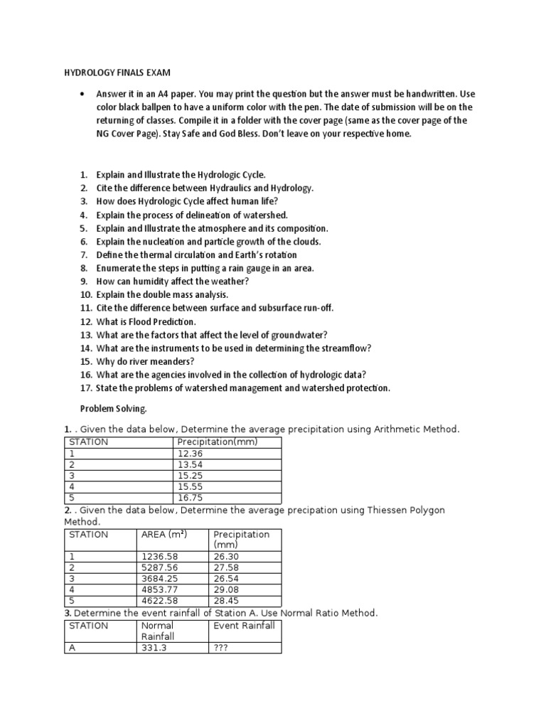 Sample 2 | PDF | Hydrology | Drainage Basin