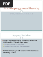 Panduan Penggunaan Portal Elearning Unja (Student) | PDF