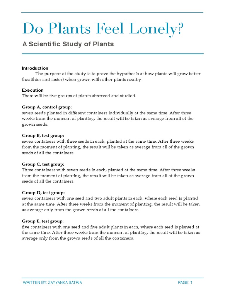 Plant and Loneliness | PDF | Plants | Seed
