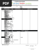 Diagnostic Lab Request Form PDF | PDF | Biology | Clinical Medicine