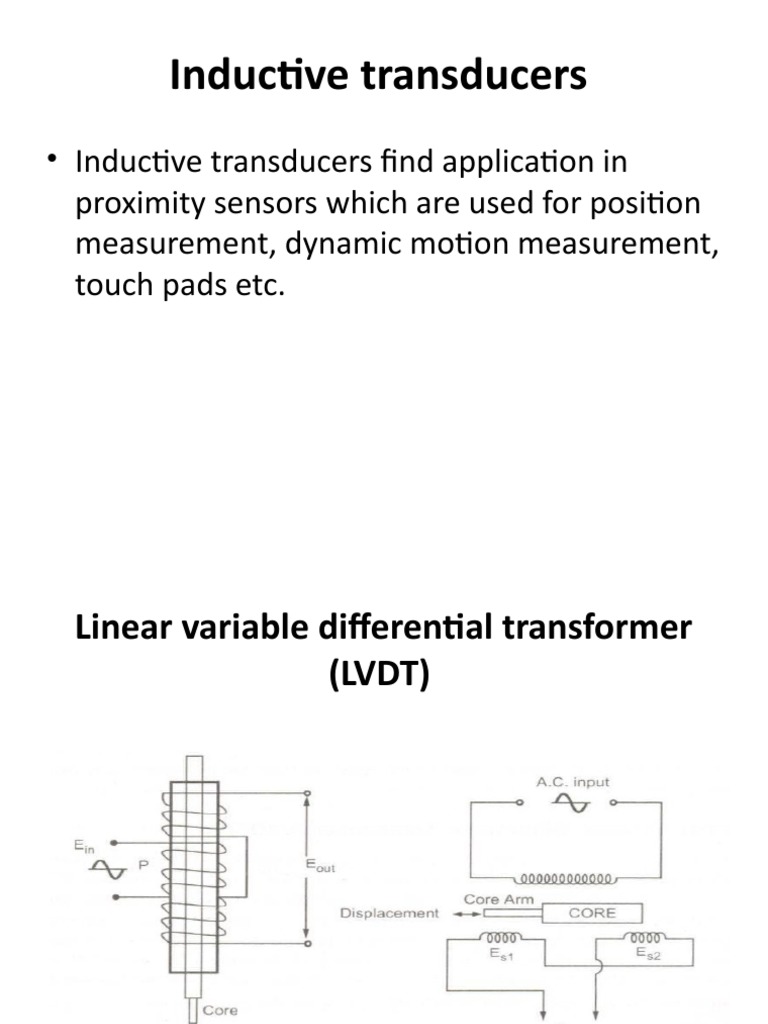 Inductive Transducer | PDF | Transformer | Electrical Components
