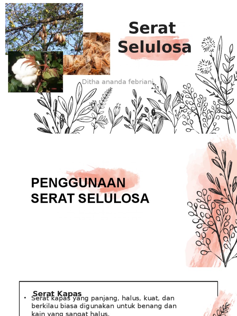 Serat Selulosa | PDF