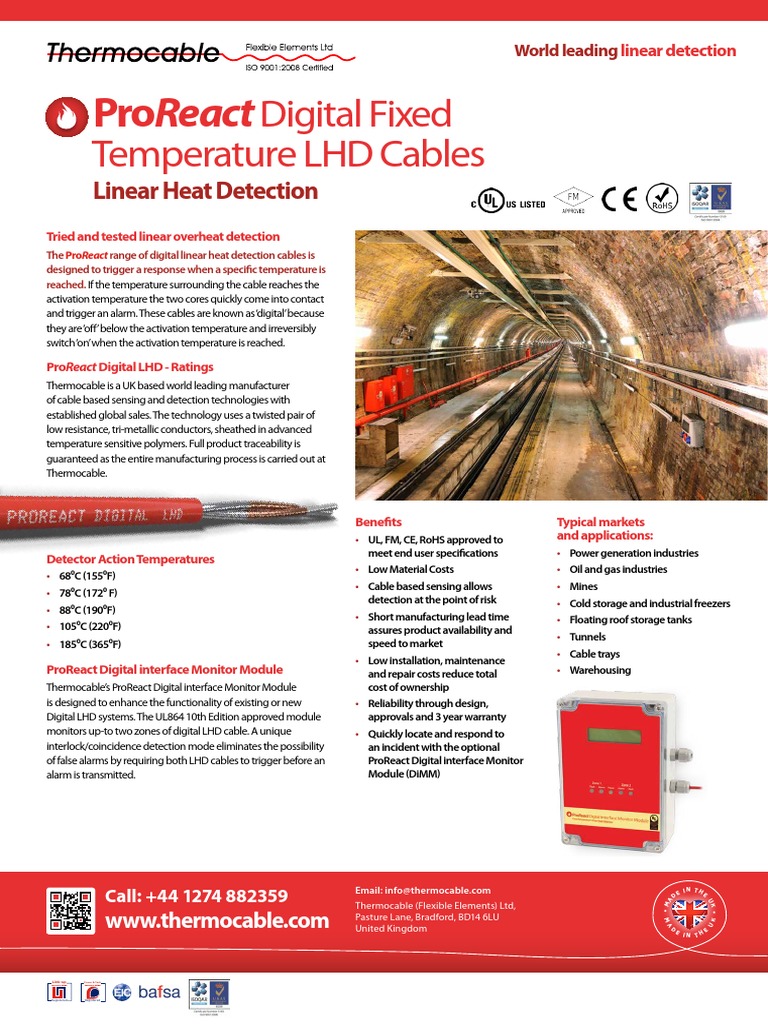 Thermocable ProReact Digital LFT 16 PDF | PDF | Manufactured Goods ...
