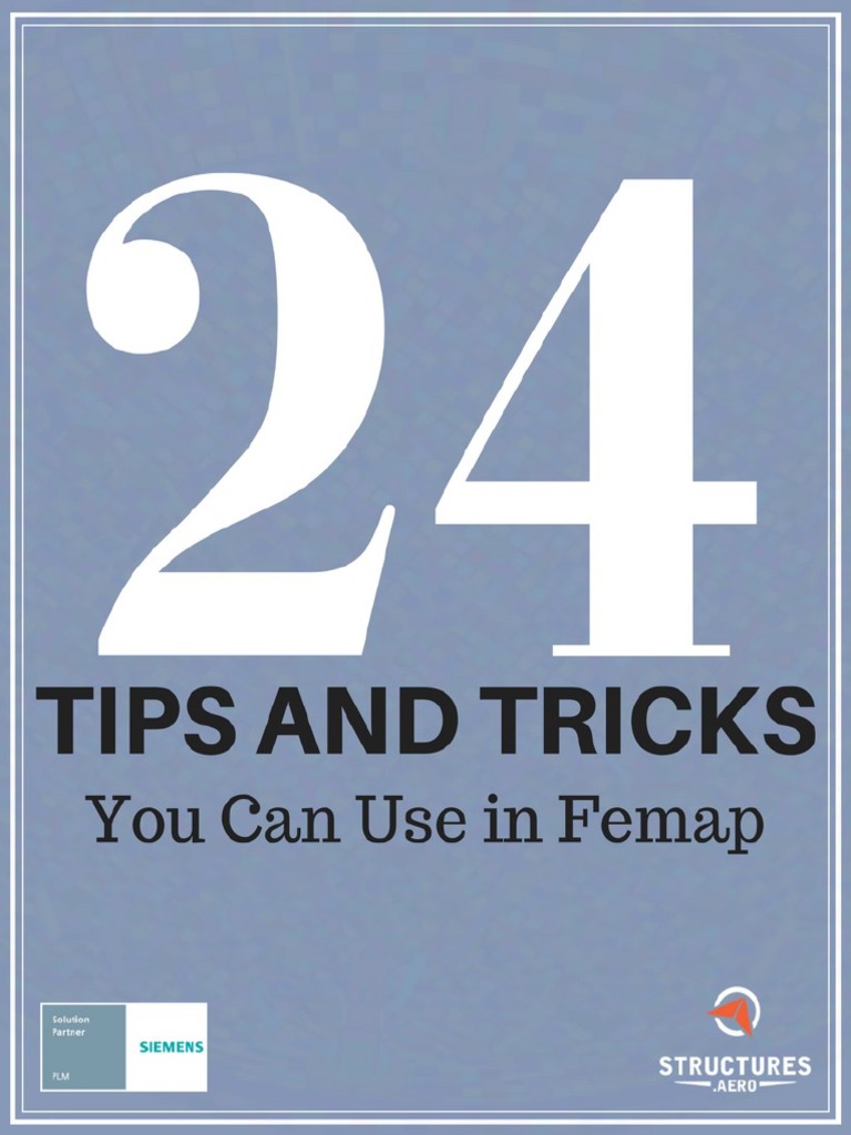 Femap Tips and Tricks Ebook | PDF | Icon (Computing) | Image Resolution
