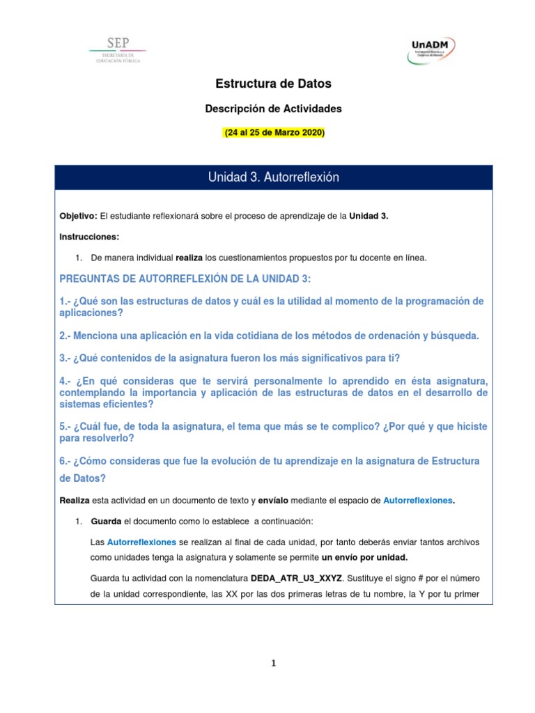 Autorreflexión U3 | PDF | Aprendizaje | Informática