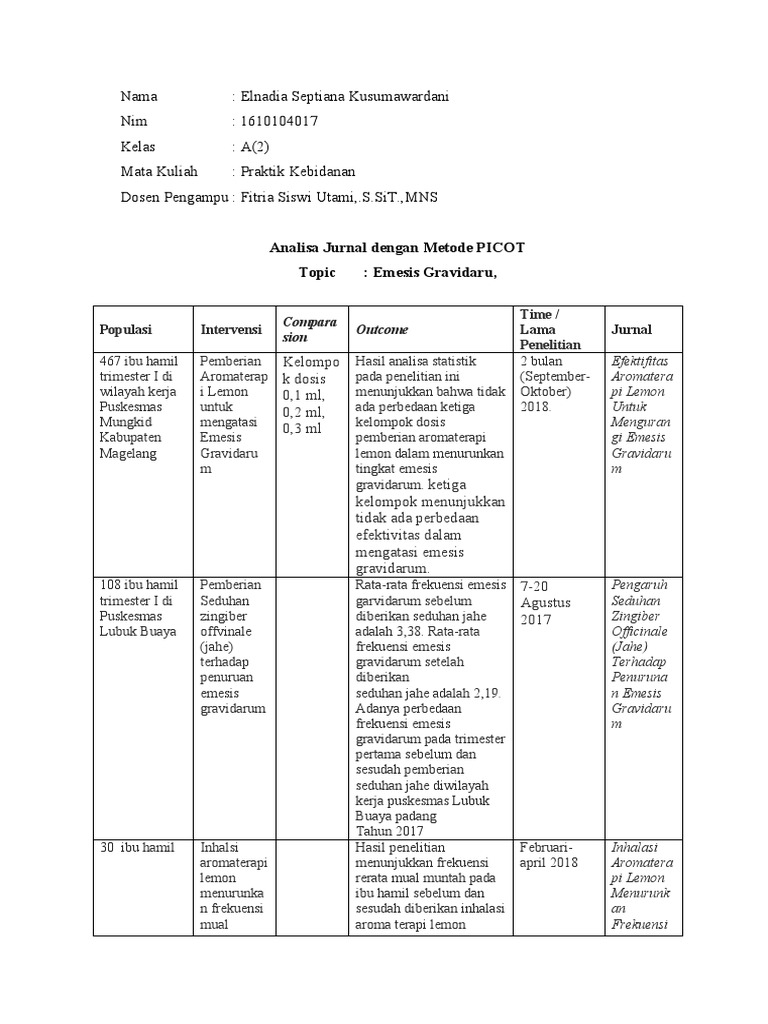 Analisis Picot | PDF