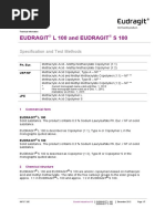 Eudragit L 100 PDF | PDF | Chemical Substances | Chemistry