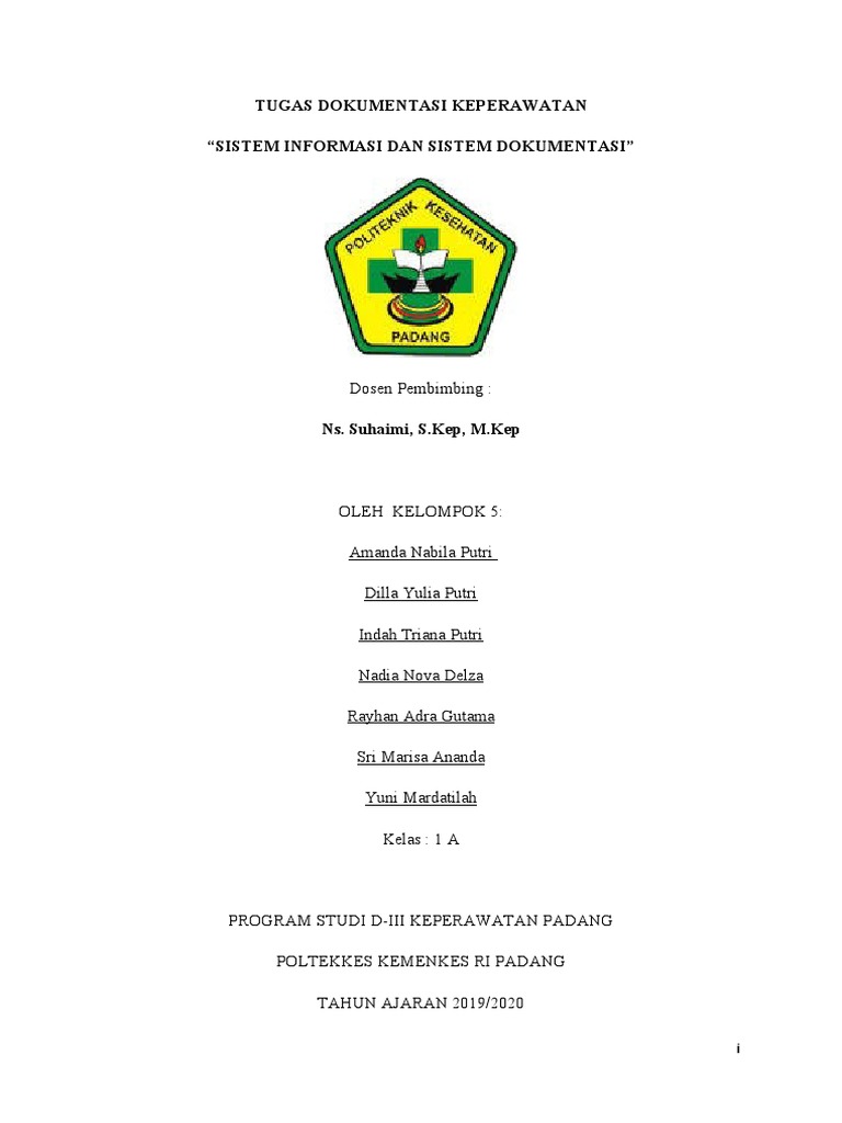 Model Dokumentasi PIE KLP 5 | PDF