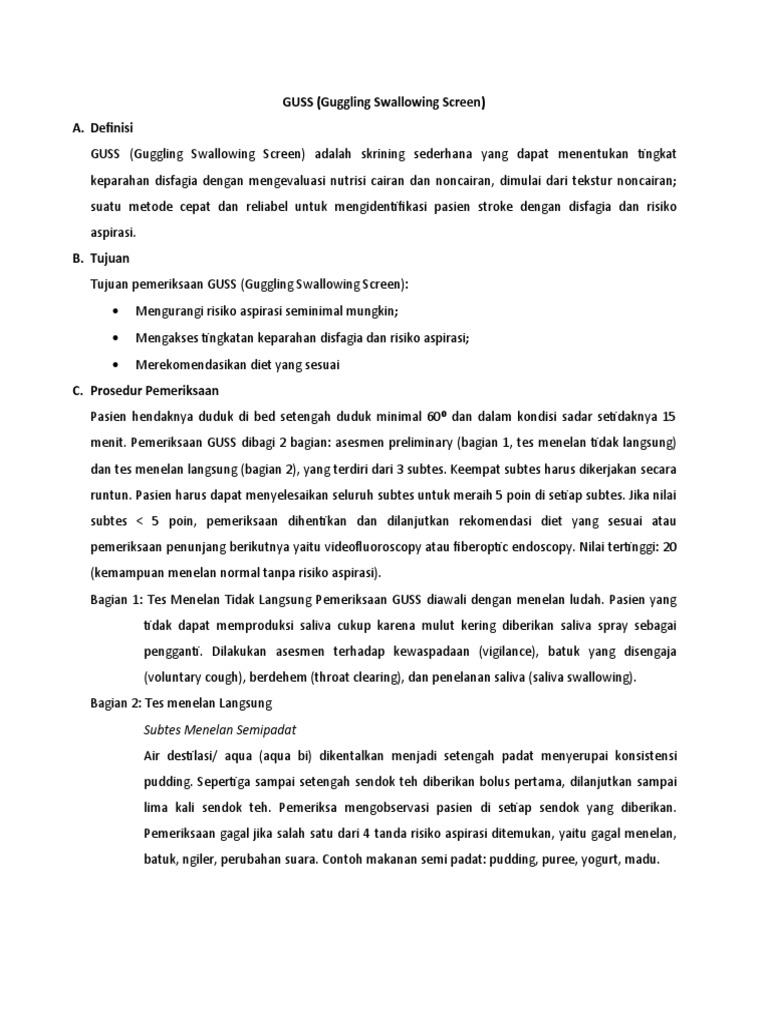 GUSS | PDF | Kesehatan Holistik