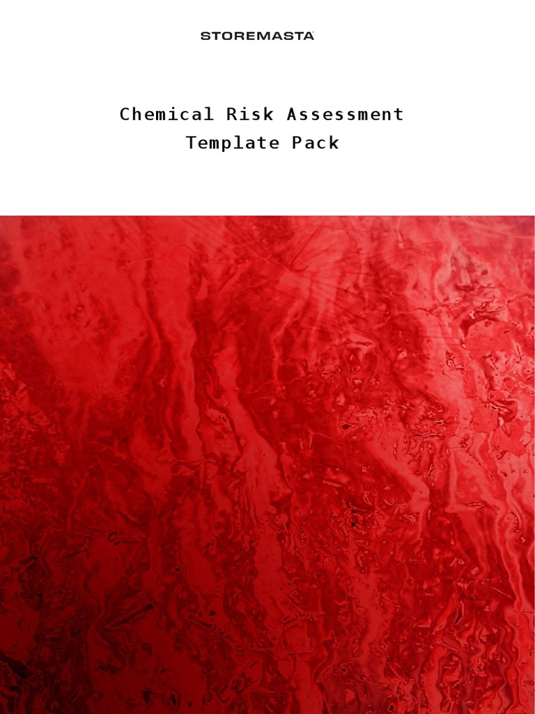 Chemical Risk Assessment Template Pack Round 2 PDF | PDF | Dangerous ...