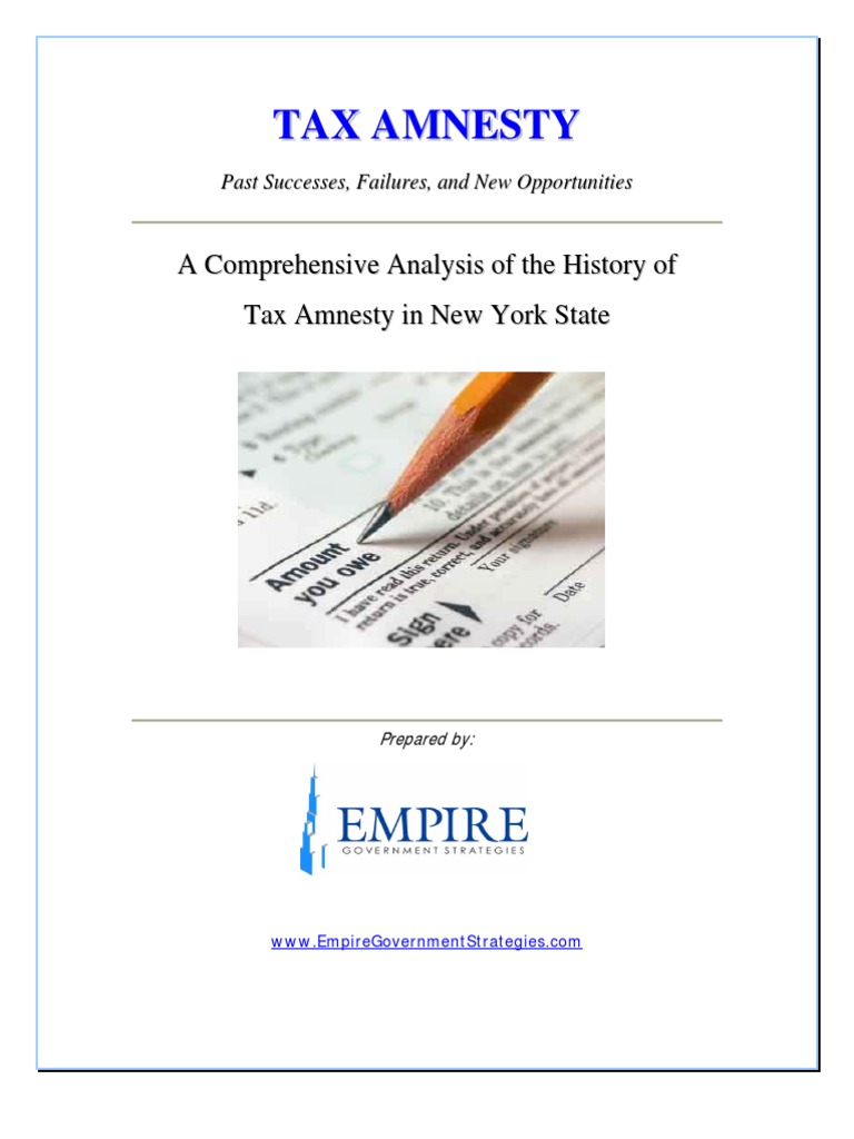 Tax Amnesty | PDF | Tax Noncompliance | Taxes