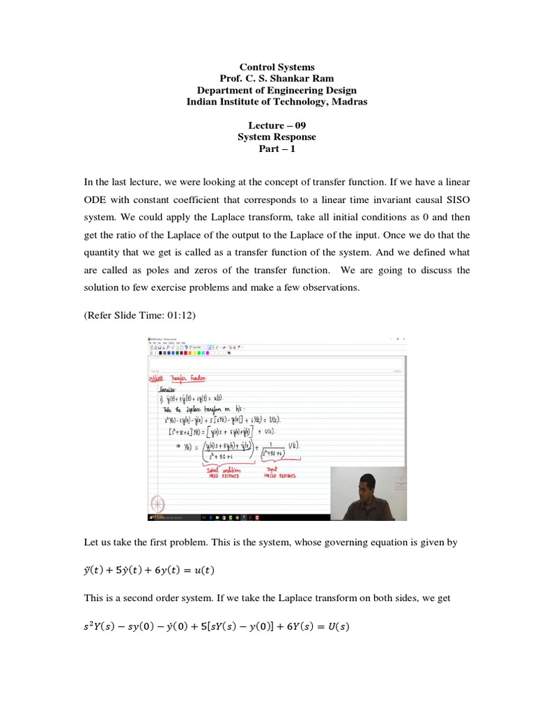 Lec9 PDF | PDF | Complex Number | Laplace Transform Lec9 PDF | PDF | Complex Number | Laplace Transform