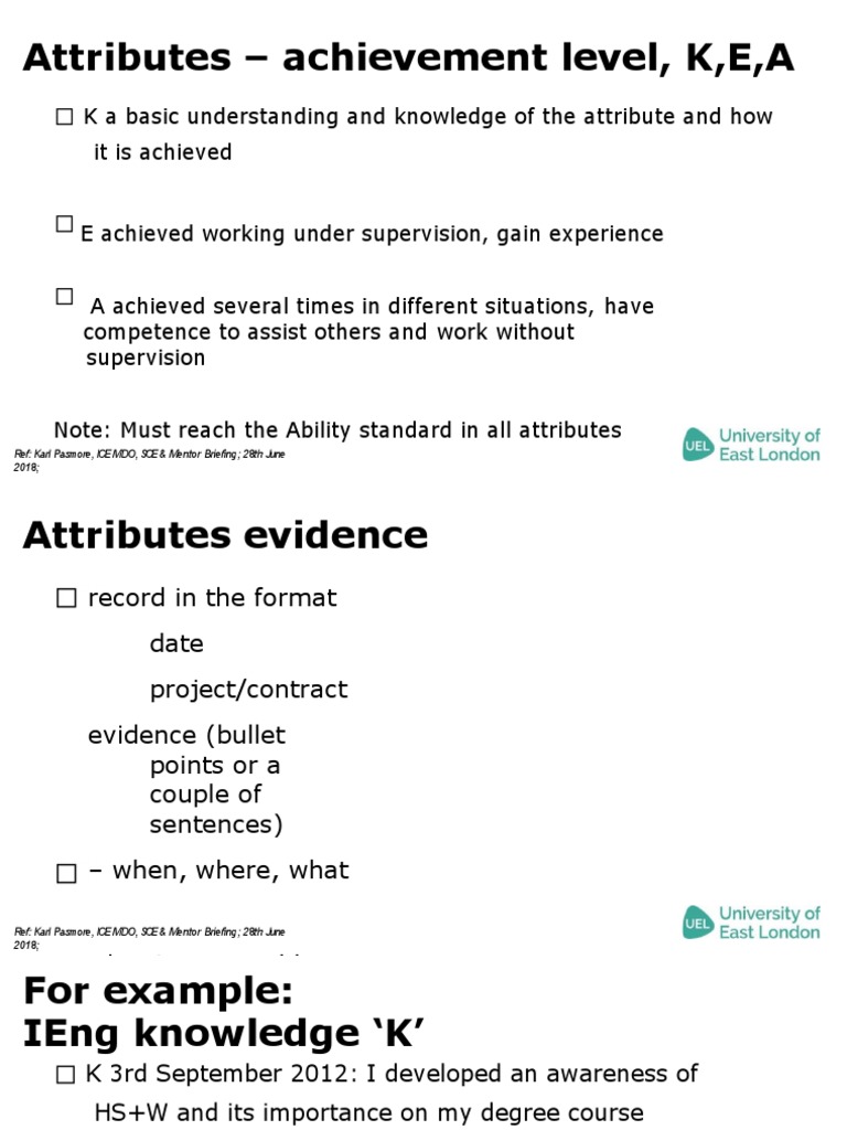 ICE Evidence Format | PDF | Learning | Cognition