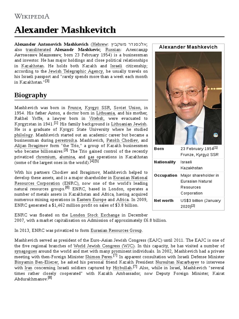 Alexander Mashkevich - Dialogue of Civilizations The Next Stage | PDF