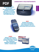 Procedures Manual: DR/890 Colorimeter | PDF