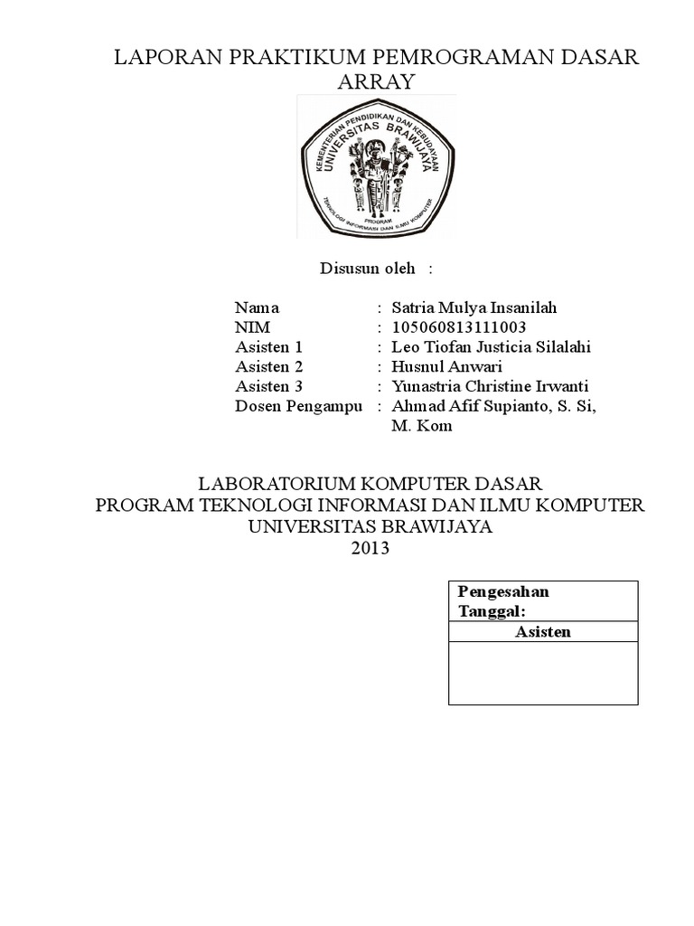 Pemrograman Dasar Array Program Penghitung Distribusi Frekuensi Dan ...