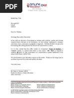 Circular Letter With Tear-Off Slip | PDF