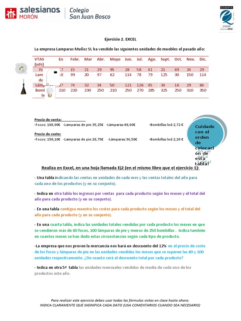 Ejercicio 2 Excel | PDF | Business