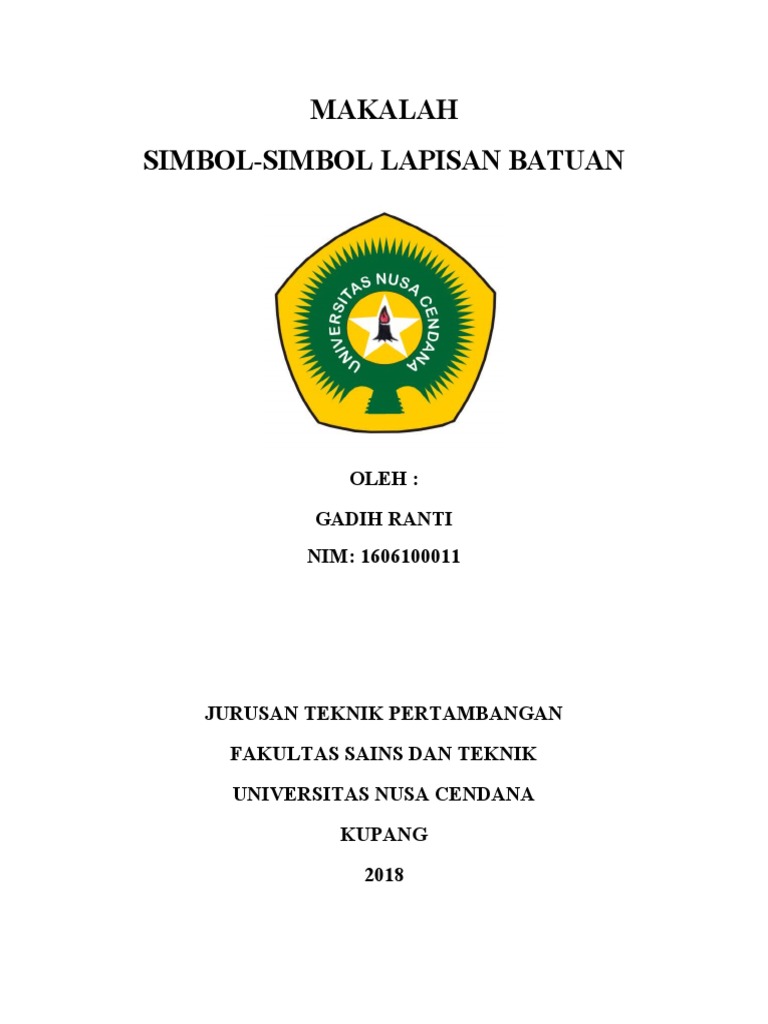 Simbol Lapisan Batuan dalam Geologi | PDF | Sains & Matematika
