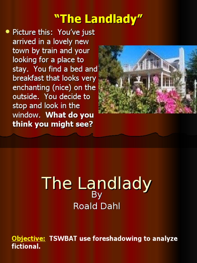 The Landlady | PDF | Mystery, Thriller & Crime Fiction
