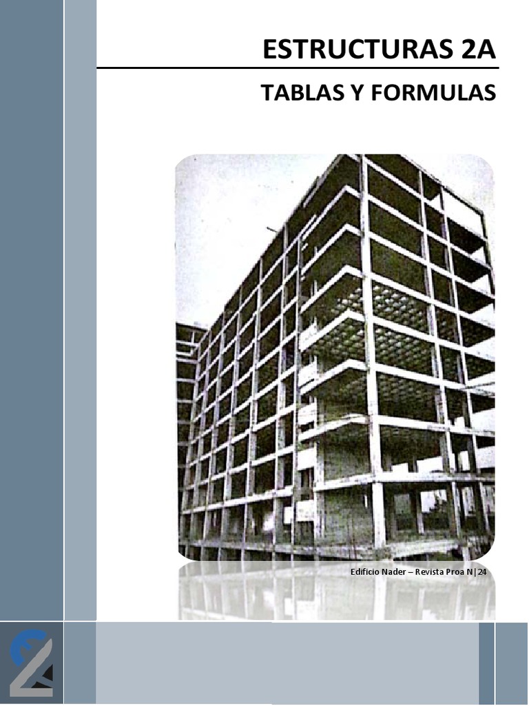Tablas y Fórmulas - ESTRUCTURAS | PDF | Resistencia de materiales ...