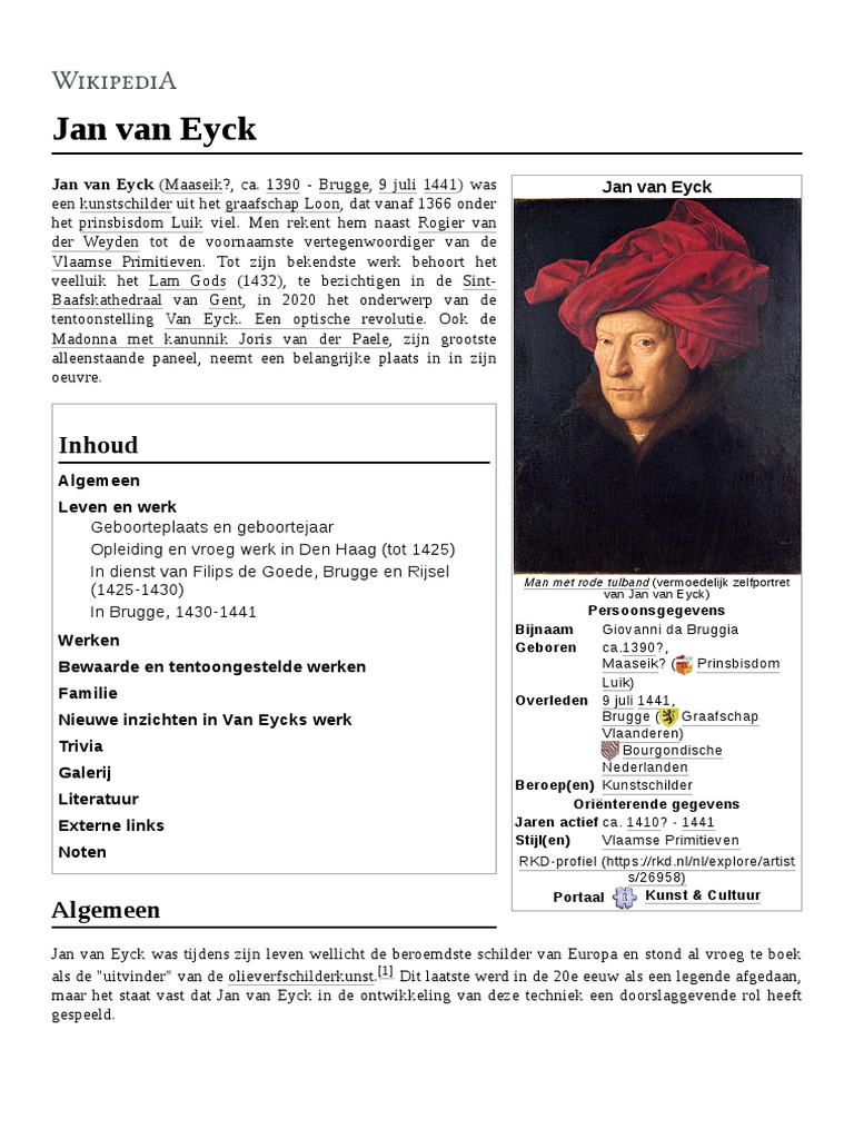 Jan Van Eyck | PDF