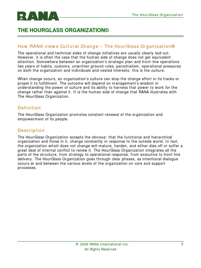 Hourglass Information Cognitive Science