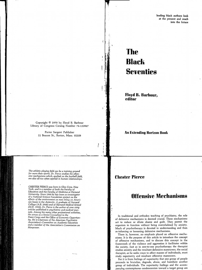 Chester Pierce - Offensive Mechanisms | PDF