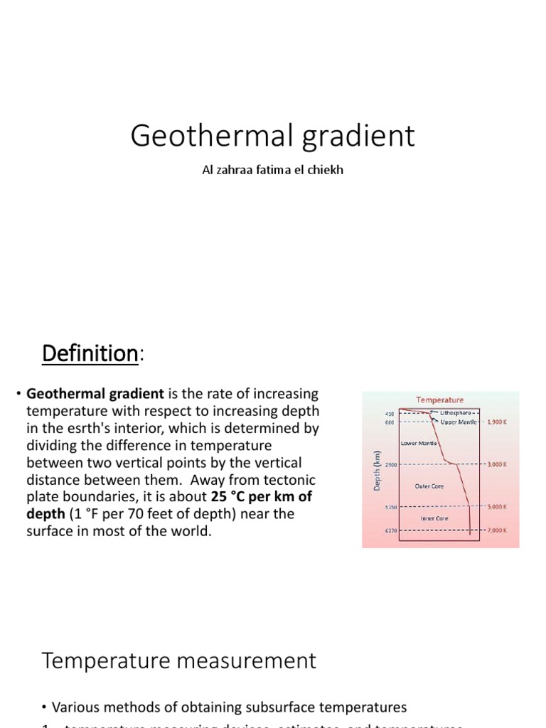 Geothermal Gradient | PDF | Earth | Physical Sciences