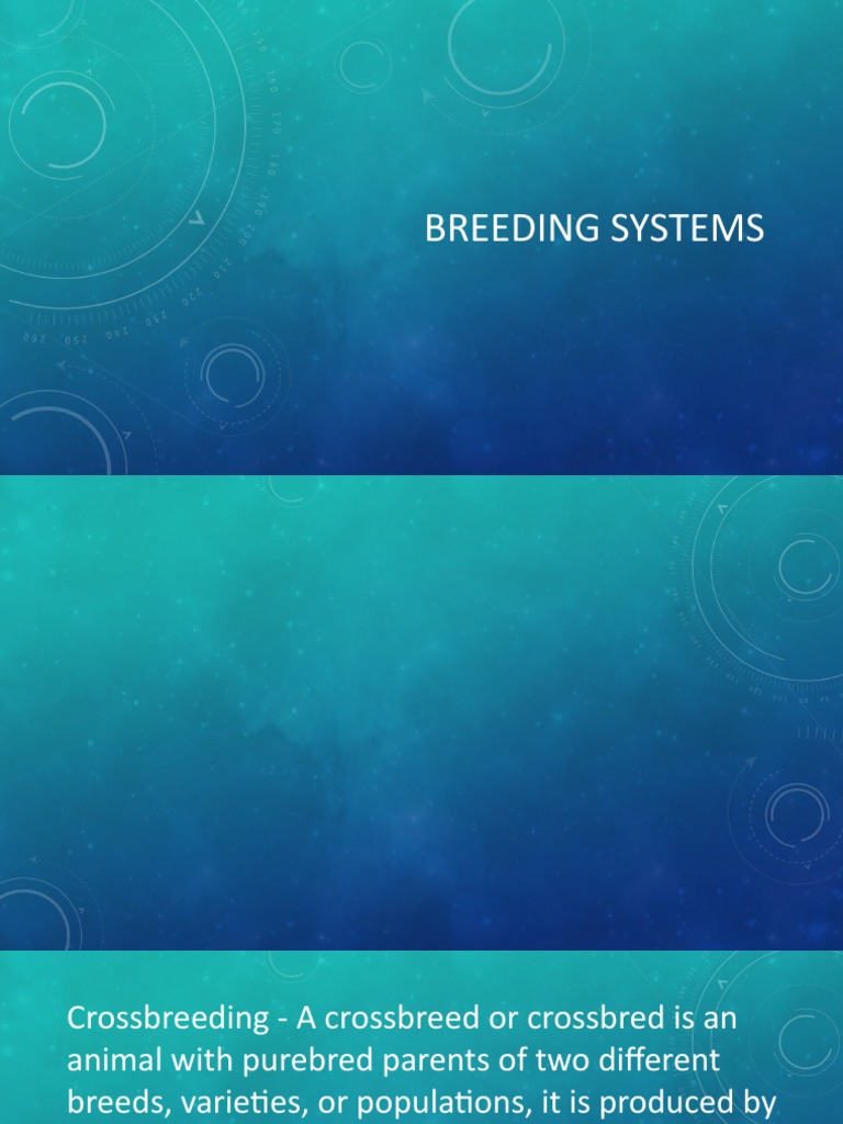Breeding Systems | PDF