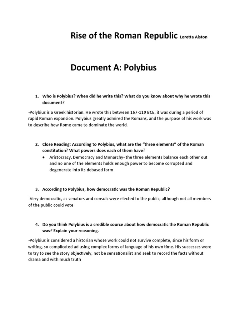 Constitution Of The Roman Republic