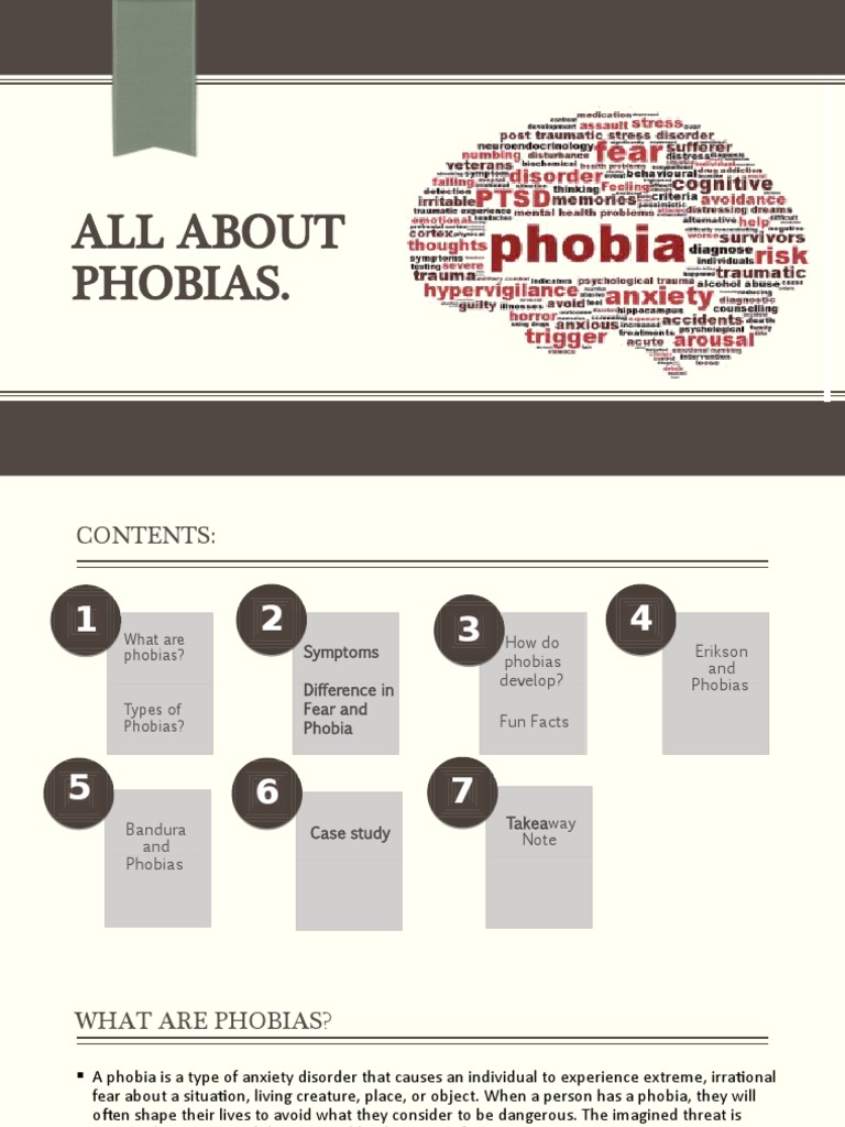 All About Phobias | PDF | Phobia | Anxiety Disorder