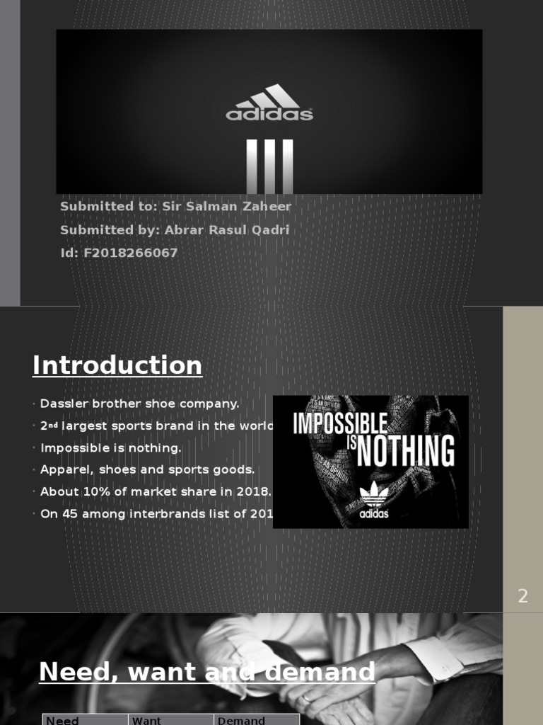 Adidas Presentation | PDF | Adidas | Communication