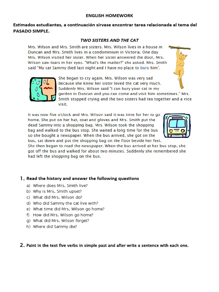 English Homework | PDF