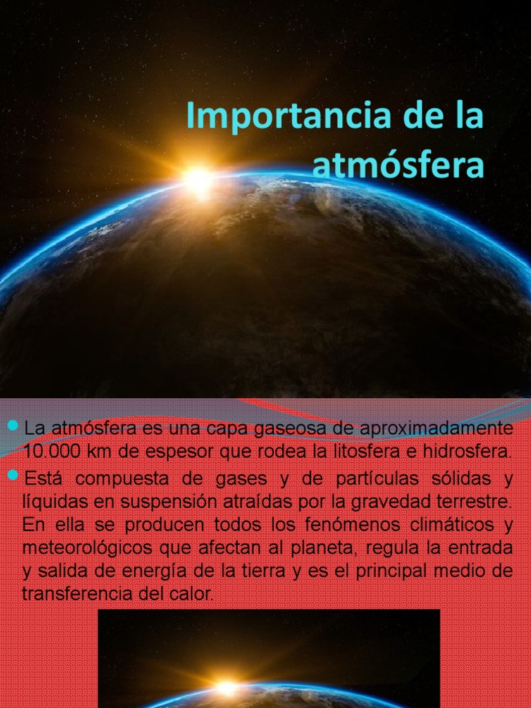 Importancia de La Atmósfera | PDF