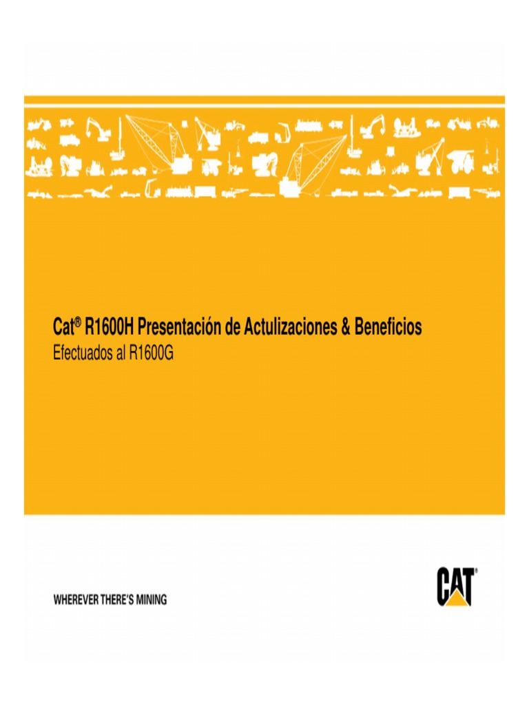 Comparación Entre Scoop Caterpillar R1600H y R1600G | PDF | Energía y ...