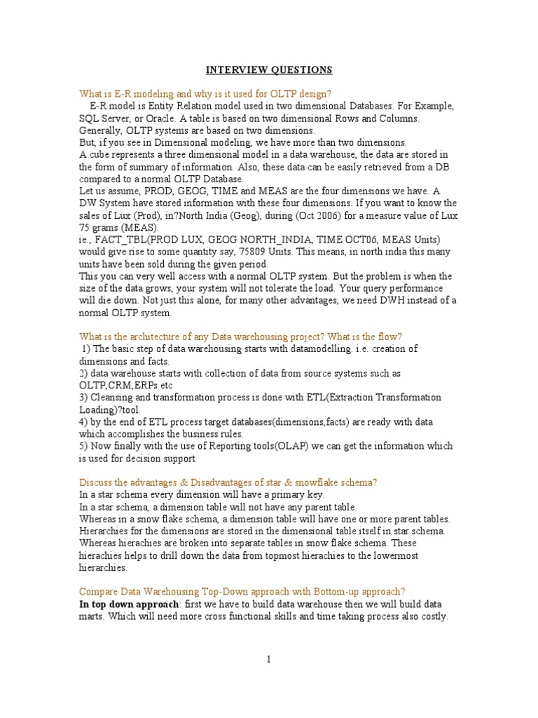 Datastage Interview Tips | PDF | Data Warehouse | Metadata