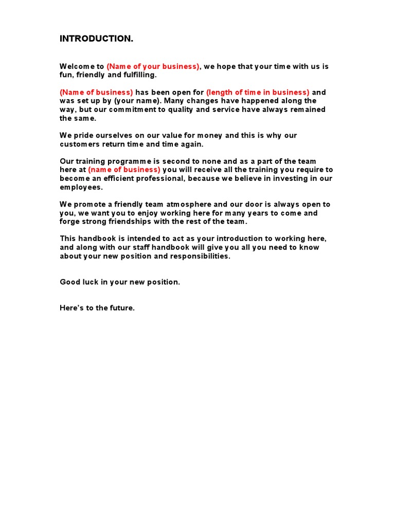 Restaurant Induction Programme Plan | PDF | First Aid | Mentorship