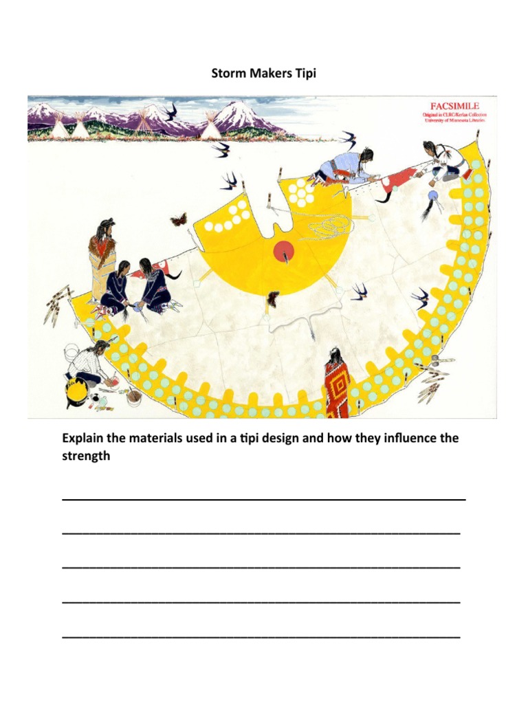 Tipi Worksheet | PDF
