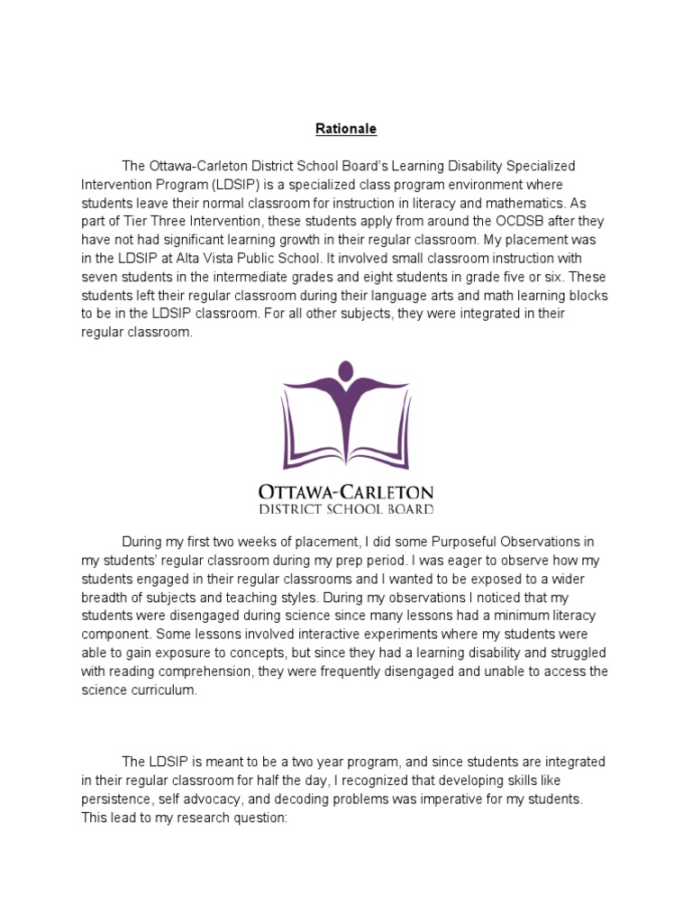 Barry Leung Action Research Assignment | PDF | Classroom | Learning ...