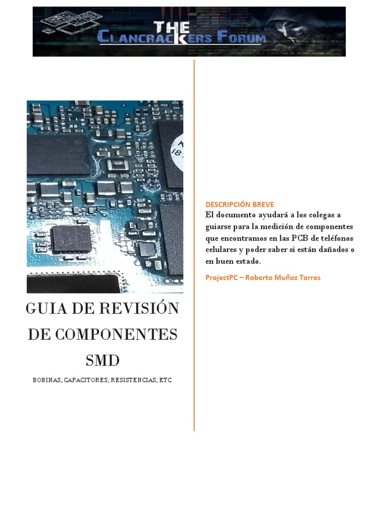 Guía de Componentes SMD en Celulares | PDF | Transistor | Inductor